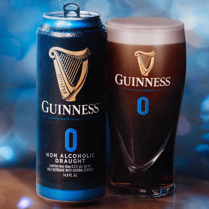 Guinness 0 Zero 10 Pack Non-Alcoholic Draught Stout Beer | 14.9oz Cans ...