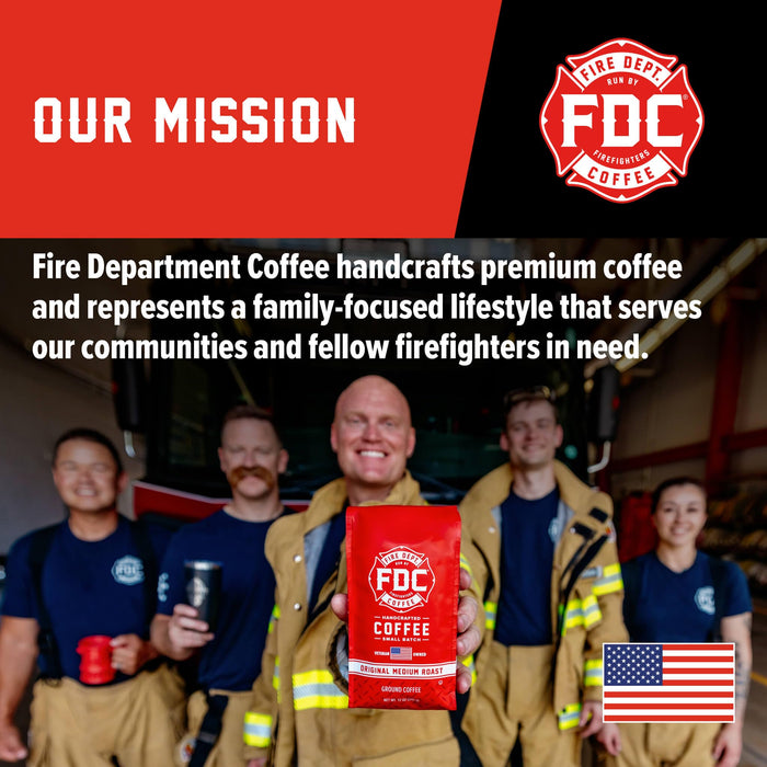 Fire Department Coffee - Vanilla Bourbon Coffee - Gives Back to Firefi ...