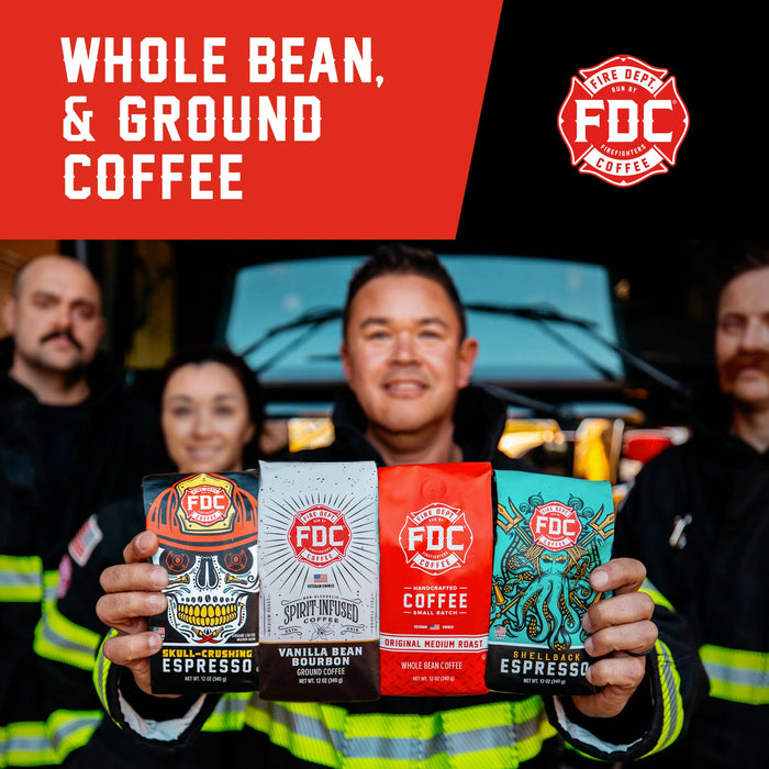 Fire Department Coffee - Vanilla Bourbon Coffee - Gives Back to Firefi ...