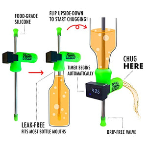 Chug Buddy Beer Snorkel with TIMER, Beer Bong, Shotgun Tool, Drinking ...