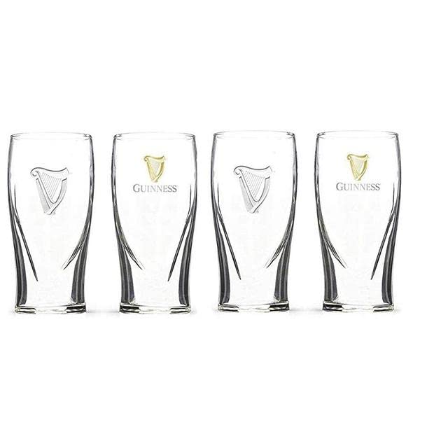 Guinness Signature Pub Edition Gravity Glass - 20 Ounce - Set of 4 ...